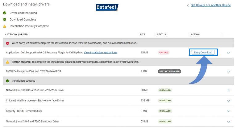 تحميل وتثبيت جميع التعريفات الأصلية لأجهزة ديل dell من الموقع الرسمي – estafed1