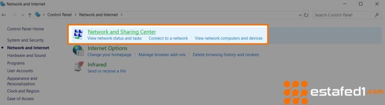 معرفة ip الراوتر أو الموديم والدخول إليه – estafed1