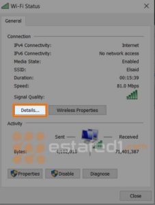 معرفة ip الراوتر أو الموديم والدخول إليه – estafed1