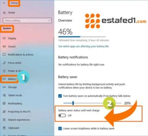 ايقاف التطبيقات التى تعمل في الخلفية ويندوز 10 – estafed1