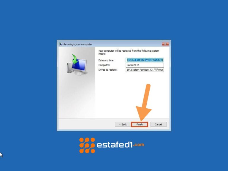 عمل نسخة احتياطية لويندوز 10 (شرح بالصور) – estafed1
