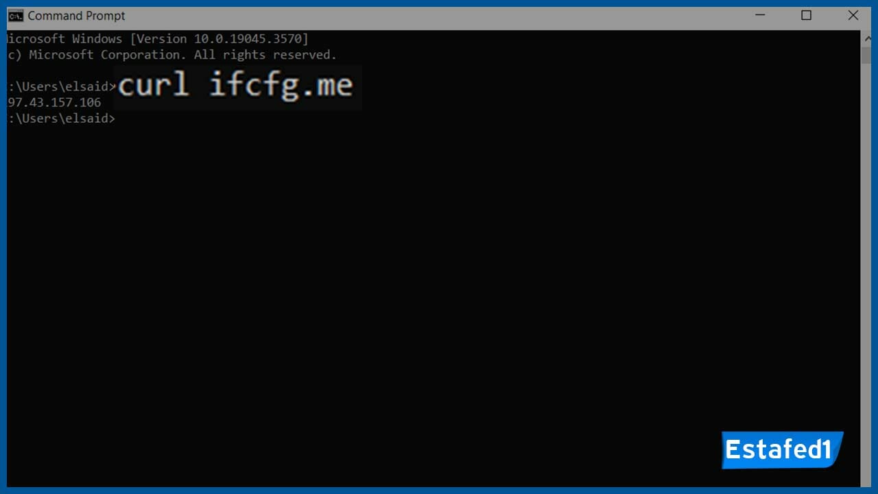 معرفة ip الجهاز عن طريق cmd و Powershell – estafed1