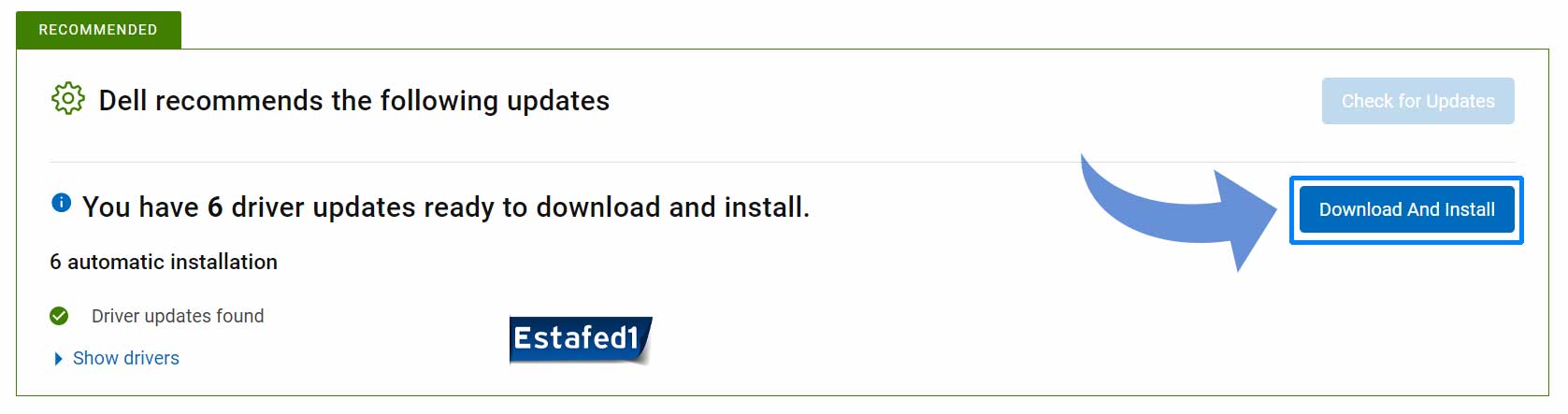 تحميل وتثبيت جميع التعريفات الأصلية لأجهزة ديل dell من الموقع الرسمي – estafed1